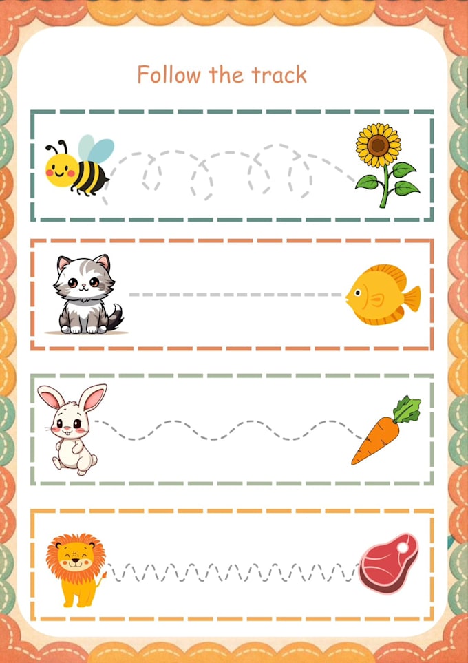Design fun and educational printable pdf workbooks for kids by ...