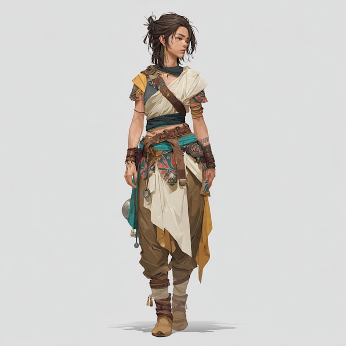 Dnd character art and dnd character art by Murraychmitt | Fiverr