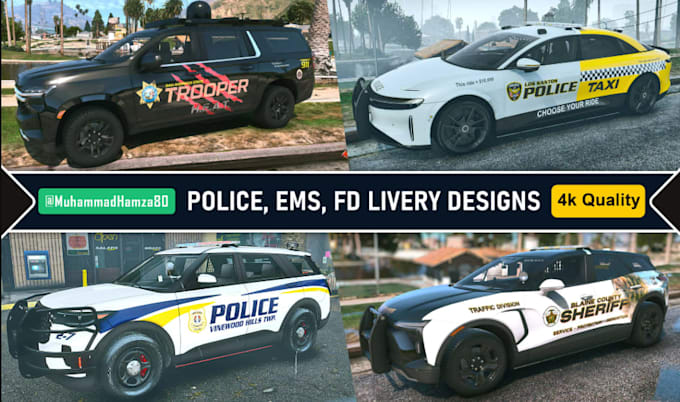 Create custom fivem liveries, eup clothing, and police packs by ...
