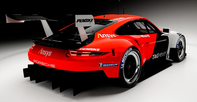 Retopology race car,vehicle aerodynamics,concept livery design,assetto ...