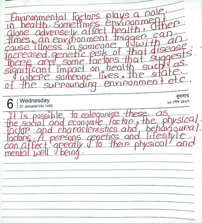 Handwritten notes, assignments and letters by Tazrianahmed201 | Fiverr