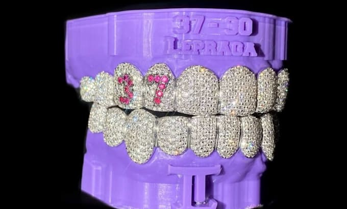 Create custom grillz cad design, 3d jewelry cad model for casting and ...