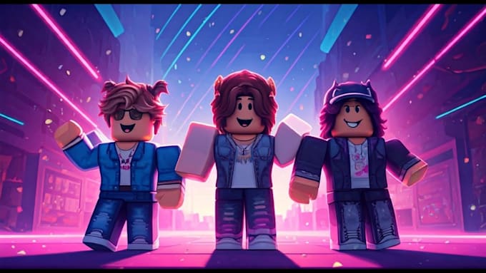 Create full roblox game, roblox map and environment, character design ...