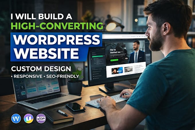 Custom website development and modern wordpress website design by ...