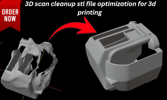 3d scan cleanup stl designing 3d scan repair fix mesh for 3d printing ...