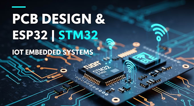 Ontwikkel embedded systeem, pcb ontwerp en esp32 stm32 arduino freertos ...
