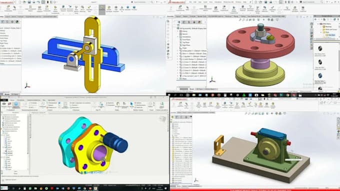Mechanical 3d cad modeling solidworks parametric injection molding for ...