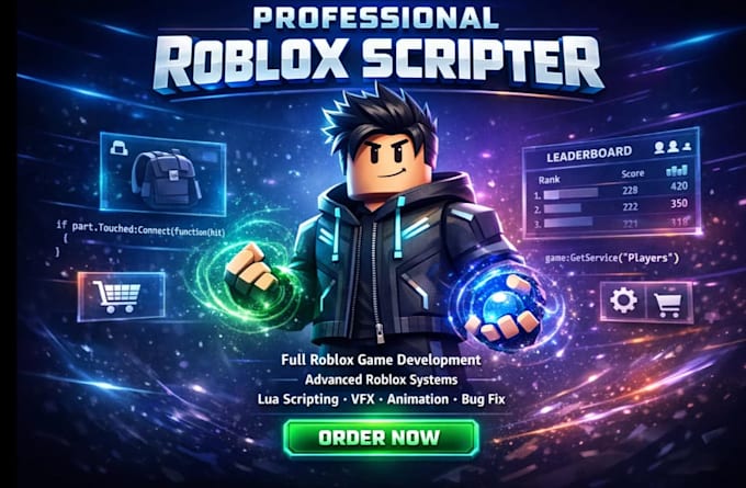 Roblox scripter full roblox game development roblox builder roblox ...