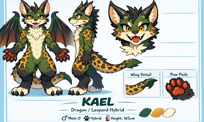Create furry reference sheet nsfw ref sheet furry ref sheet oc anthro ...