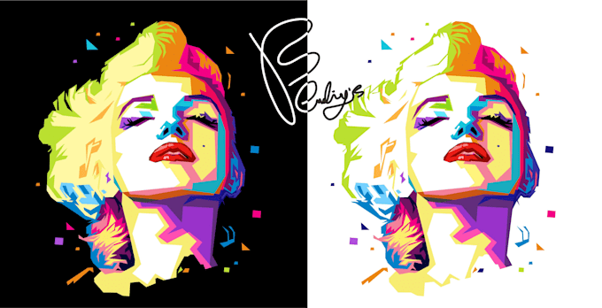 Draw portrait in wpap style by Ferd99 | Fiverr