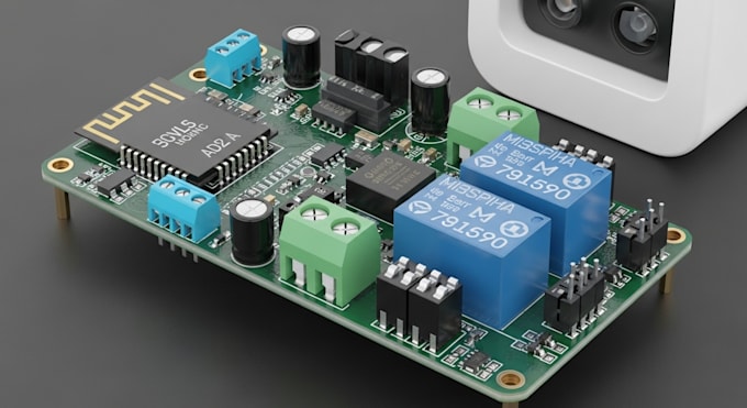 Build esp32 smart home automation ac switch iot wifi relay pcb by ...