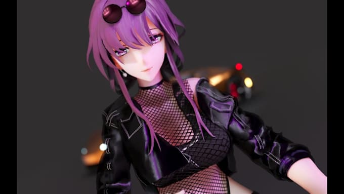 Create custom vrchat avatar fury nsfw dps, rig 3d model port sfm gmod ...