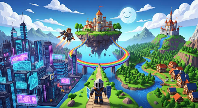Créer un jeu roblox, carte roblox, gui roblox, stimulation roblox ...