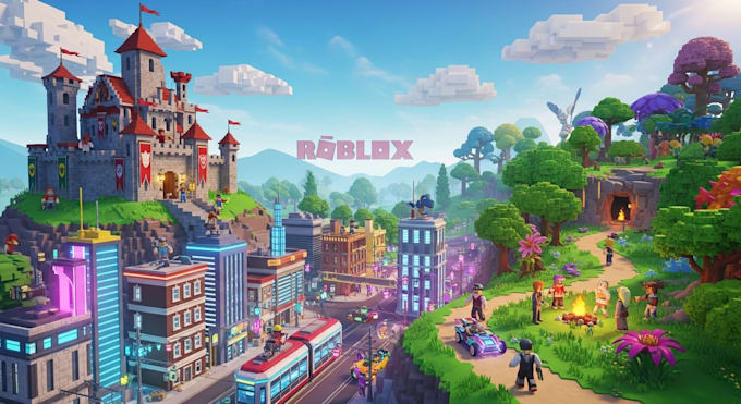 Create a professional roblox game with scripting and custom map design ...