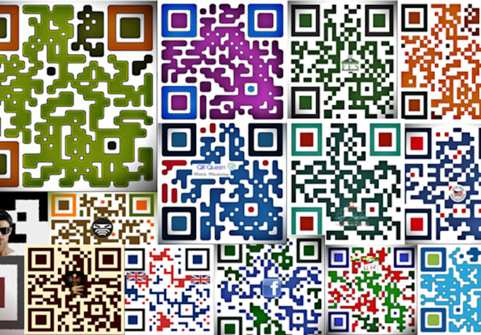 Design 5 amazing custom qr codes with your logo by Honest56 | Fiverr
