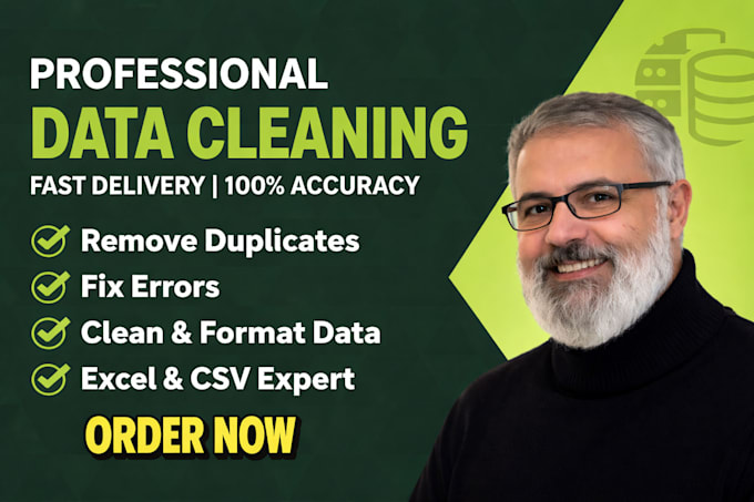 Do excel data cleaning, data analysis, spreadsheet cleanup and data ...