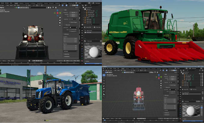 Create custom farming simulator maps and tractor for farming simulator ...