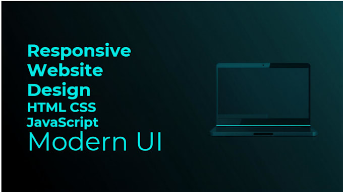 Design modern responsive website ui using html css and javascript by ...