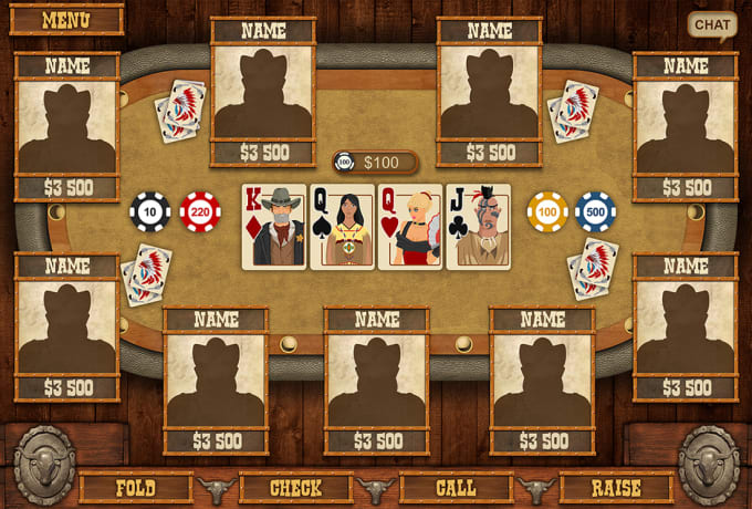 Create high quality poker game graphics by Apexinfinityg | Fiverr