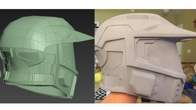 Construir casco de cosplay pepakura 3d armadura personalizada en eva ...