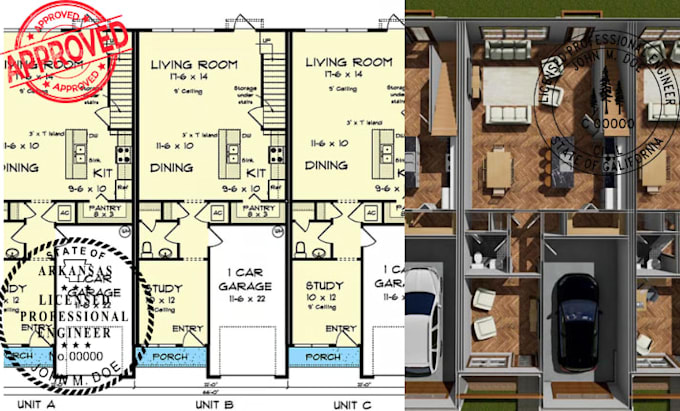 Provide structural drawings for usa project, floor plan, revit in tx ...