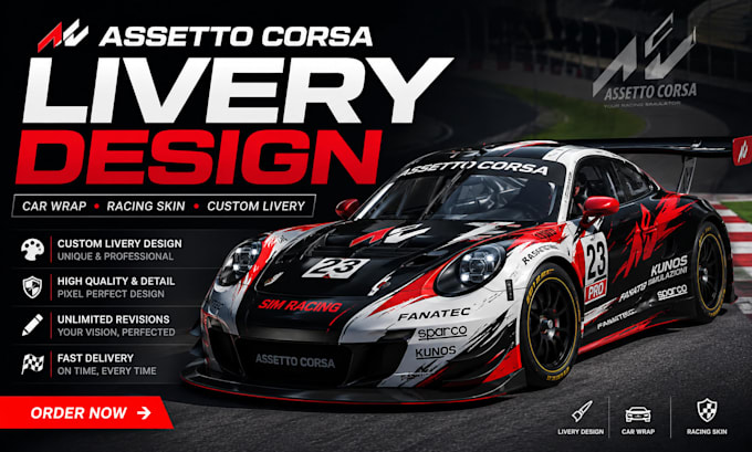 Assetto corsa livery design assetto corsa car wrap and assetto corsa ...
