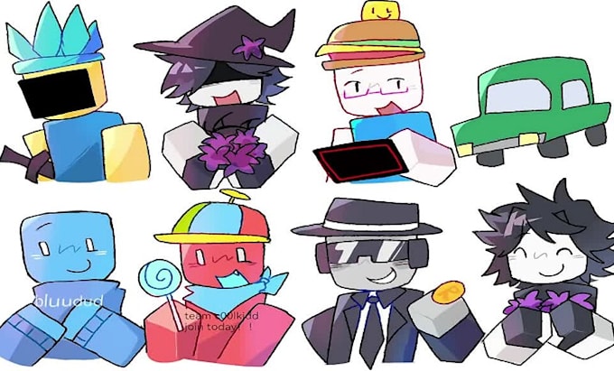 Draw your roblox character as profile picture pfp by Austinjeddy | Fiverr