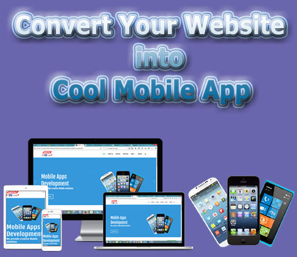 Convert website to mobile app ios android windows by Luckylion2626 | Fiverr