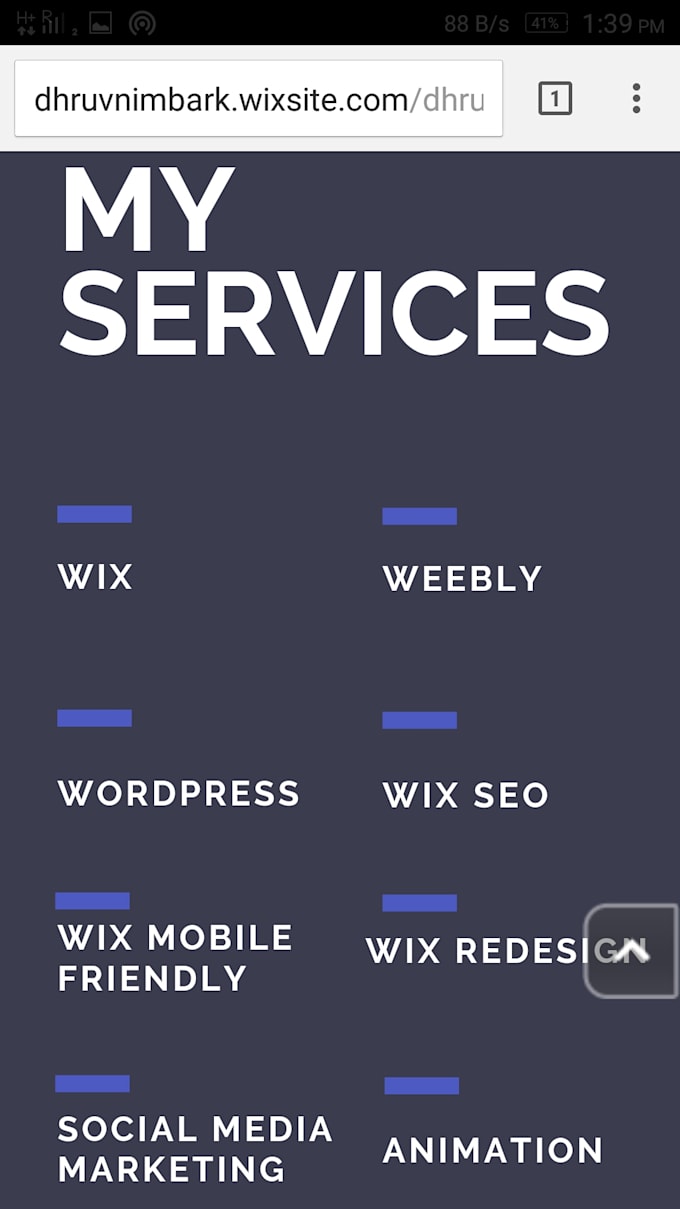Make your wix website mobile responsive by Dhruvnimbark | Fiverr