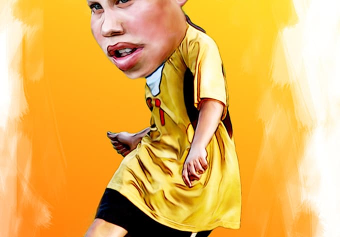 Turn your face into cartoon character in my style and insert your ...