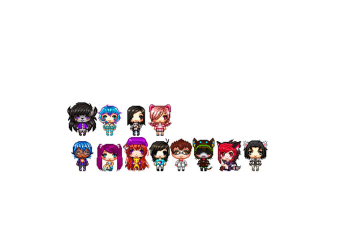 Create a 50x50 pixel art chibi by Littlekai | Fiverr