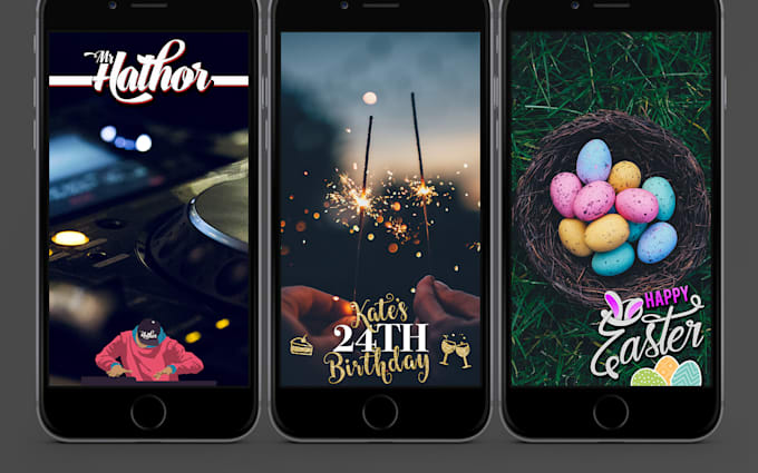 Design 3 snapchat geofilters by Vespro | Fiverr