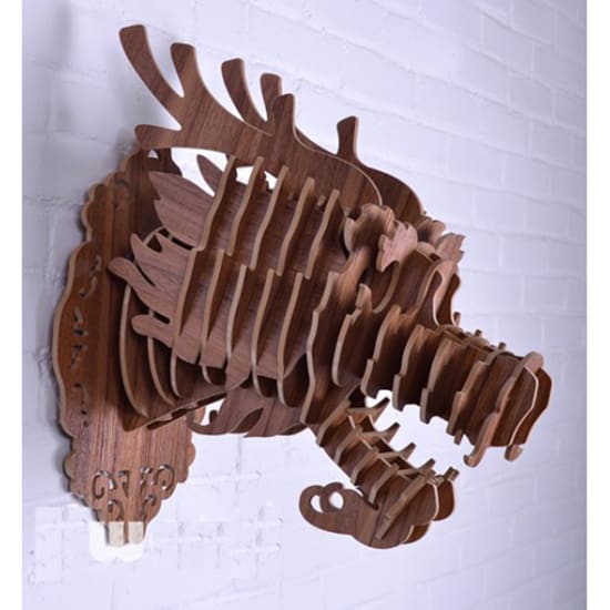 Give you this dragon head woodcraft construction kit pattern by ...