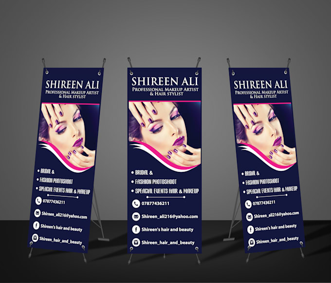 Design stunning roll up banner for you by Omaribrahim126 | Fiverr