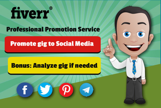 Promote your fiverr gig to all my social media by Sm_coverman | Fiverr