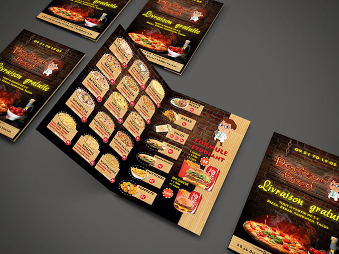 Design great flyers, posters, broshures, cards by Nabilkenfaoui | Fiverr