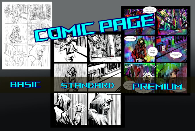 Draw an amazing comic book page by Danielasyreen | Fiverr