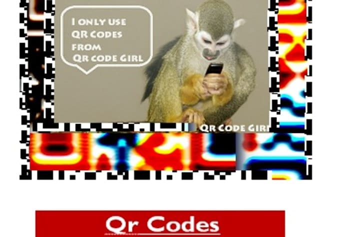 Create 5 unique custom qr codes using colors from your images or logos ...