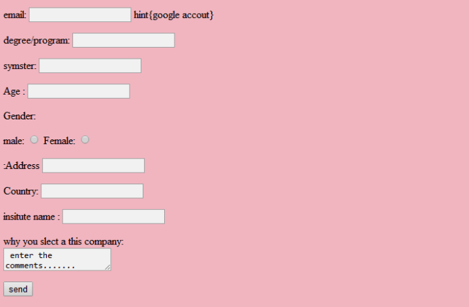 Create A Html Page By Sunnyangelic Fiverr