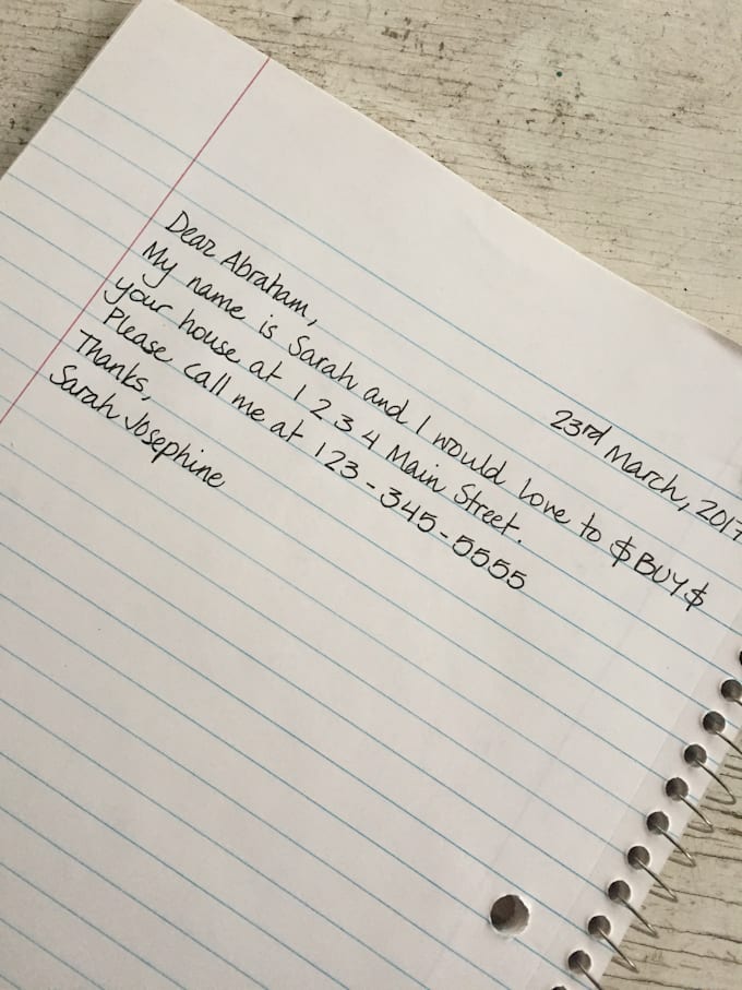 Craft beautiful handwritten projects per your specifications by ...