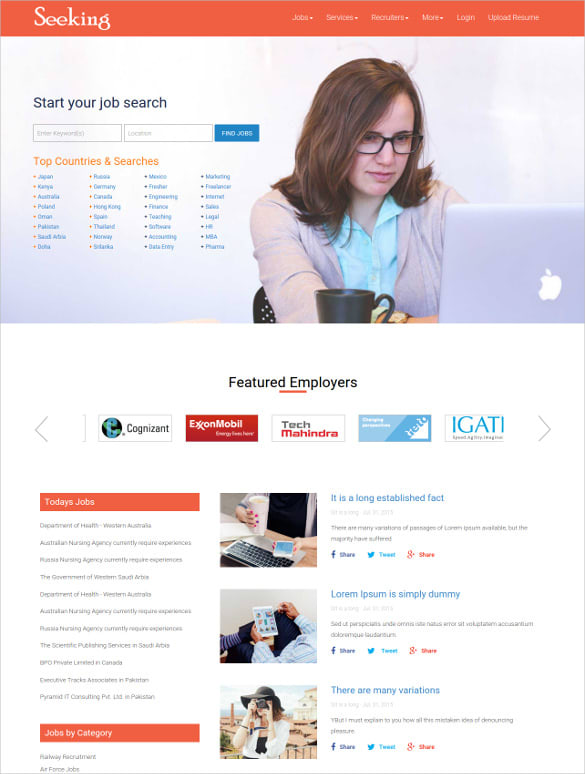 Make professional responsive html templates by Spartantech | Fiverr
