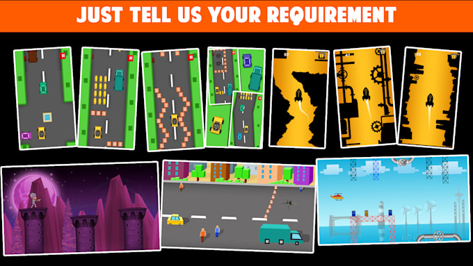 Create cool 2d backgrounds and assets for your game by Exelodesign | Fiverr