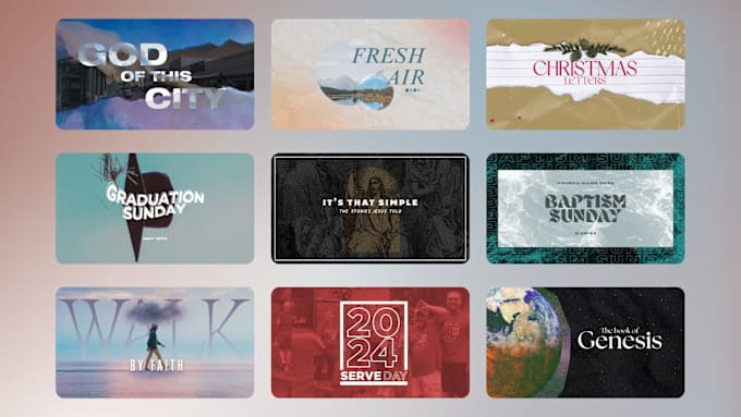 Create modern church sermon series graphics by M_camper | Fiverr