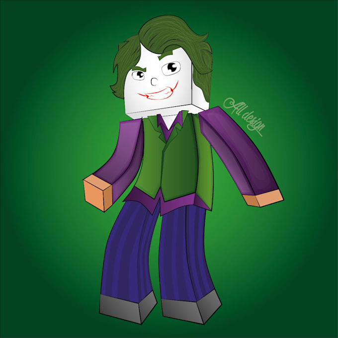 Draw your minecraft avatar by Keilynpaolaa | Fiverr