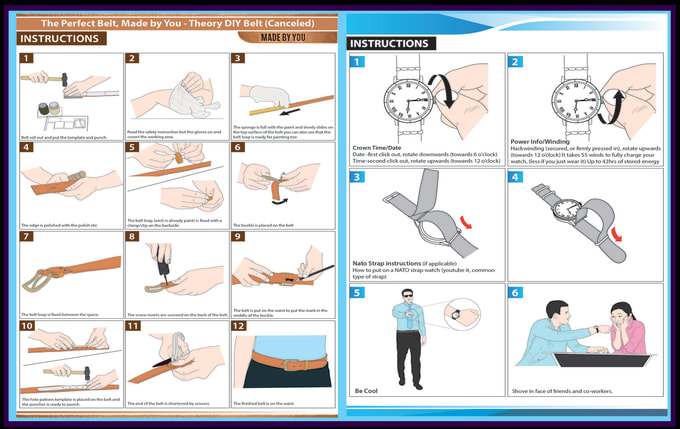 Draw instruction manual, step by step for your product by John062 | Fiverr