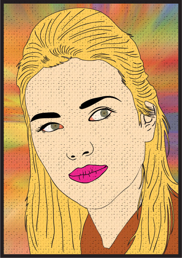 Draw a beatifull really cartoon style portrait based on a picture you ...