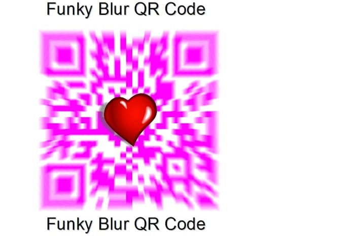 Make a funky blur qr code with your logo by Growlingfrog | Fiverr