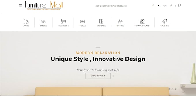 Design very creative and responsive website by Eptins | Fiverr