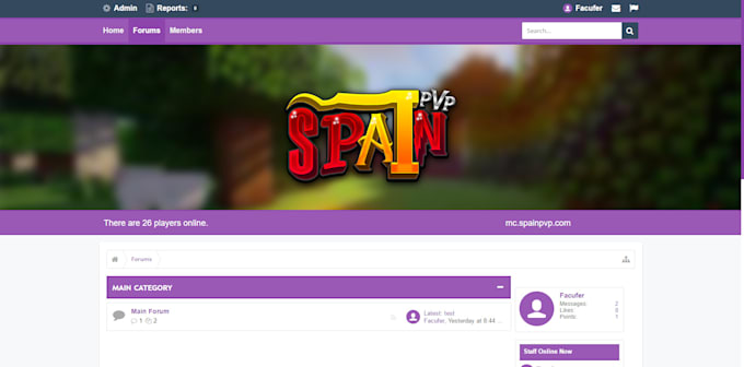 Create a custom xenforo design by Facufer | Fiverr