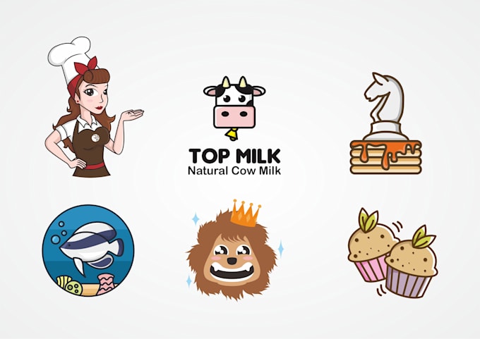 Create cute character logo by Adiwangsa2789 | Fiverr